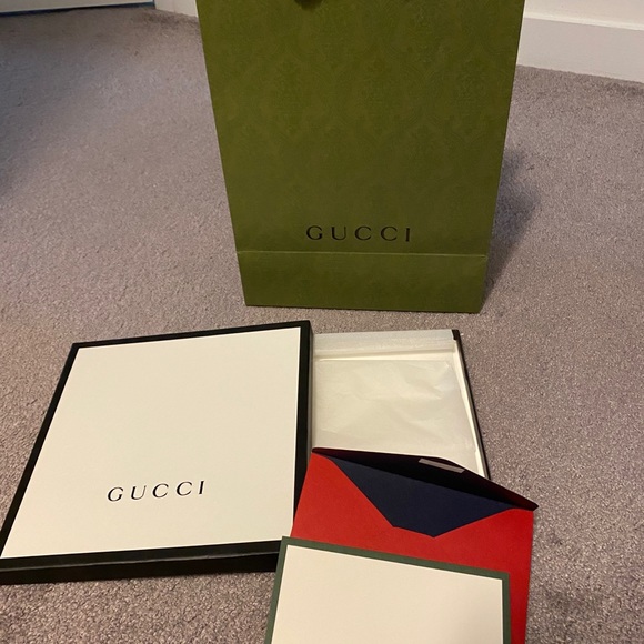Bags | Authentic Gucci Box Bag And Card | Poshmark